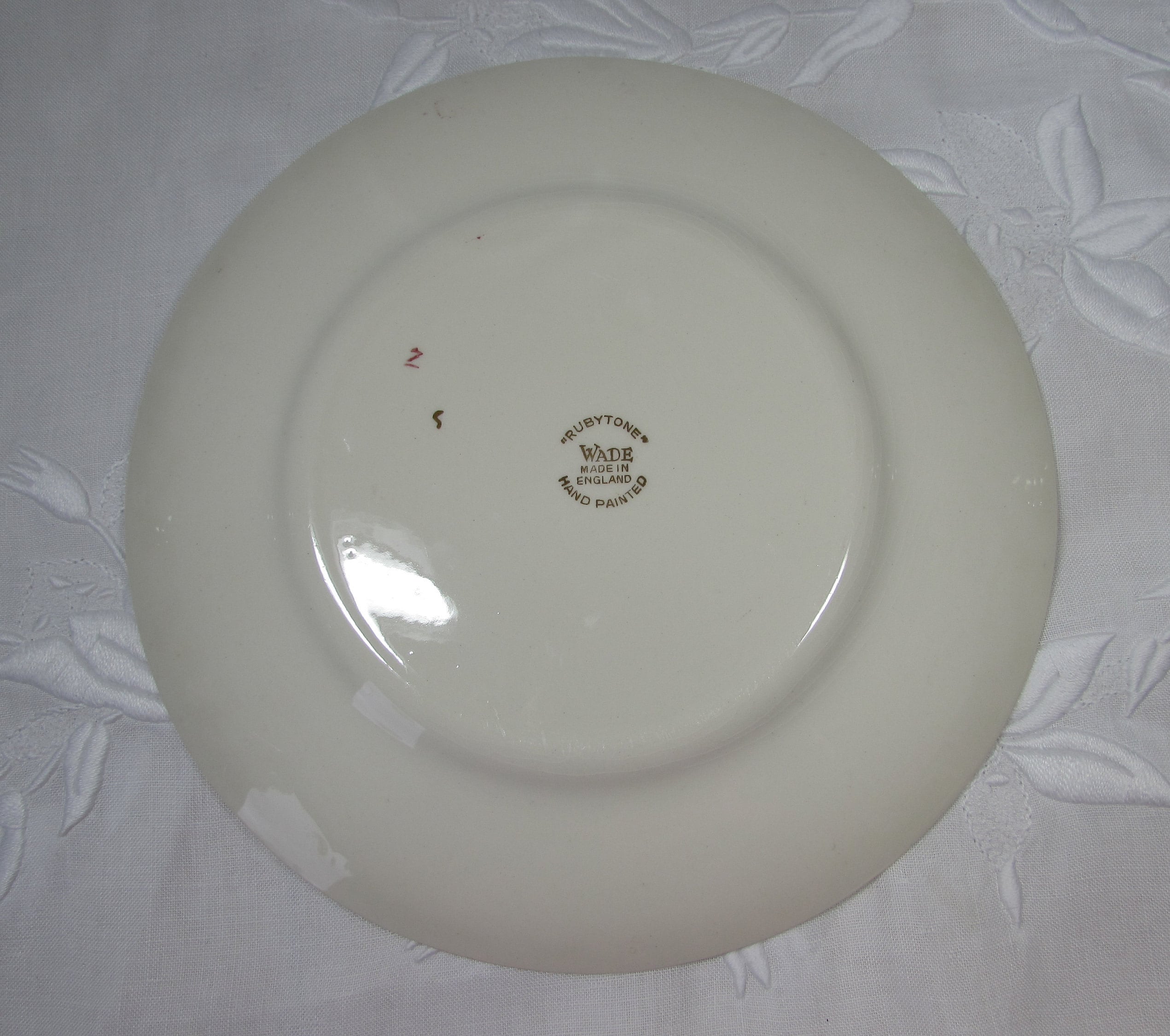 Wade Rubytone Plates Maroon snakeskin & Gold - Etsy