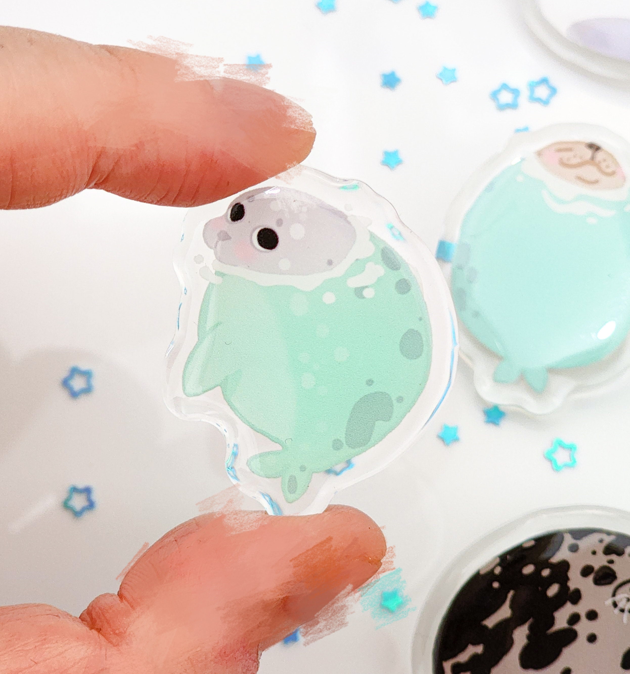 Mini Seal Pins - Etsy