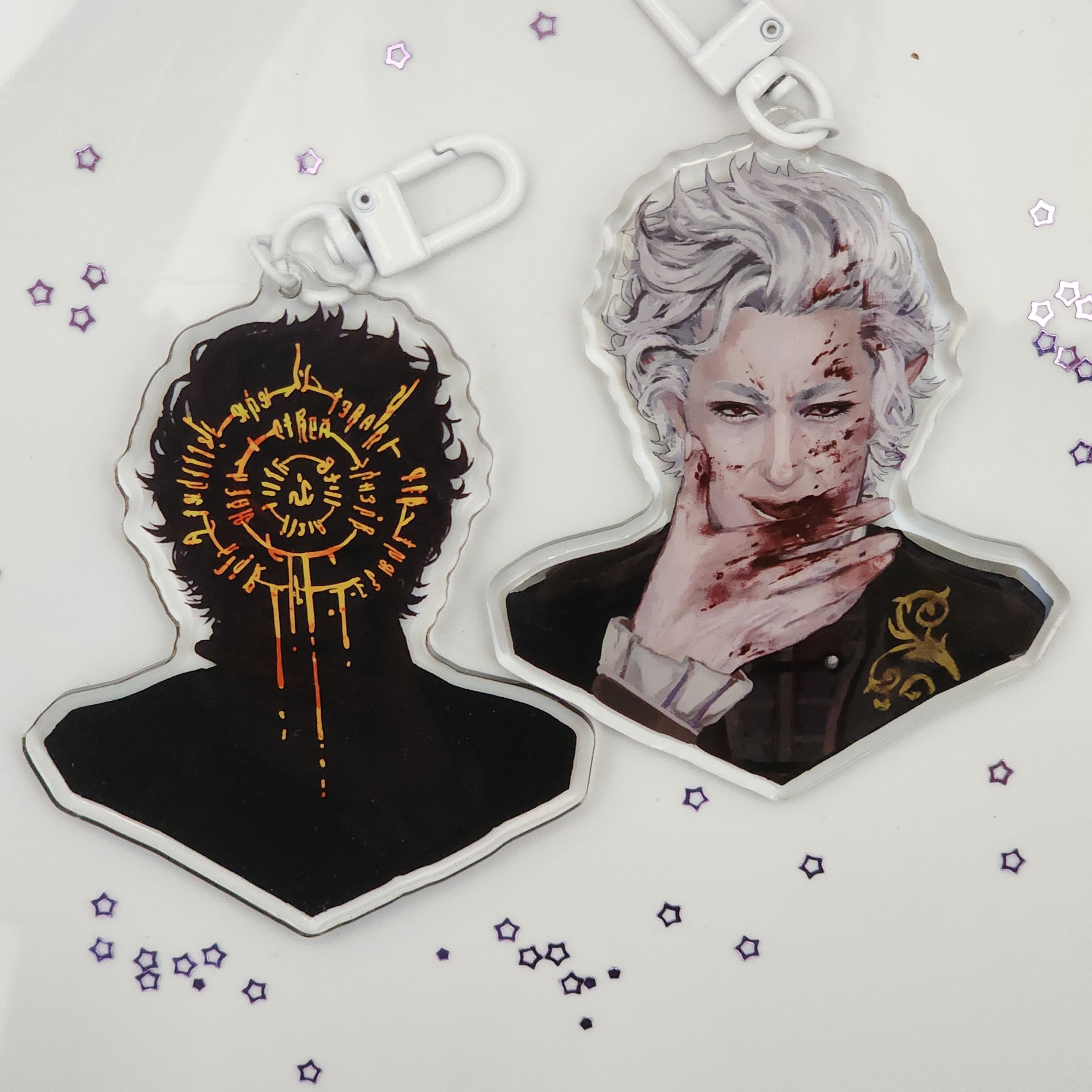 Baldurs Gate3 Astarion Keychain - Etsy