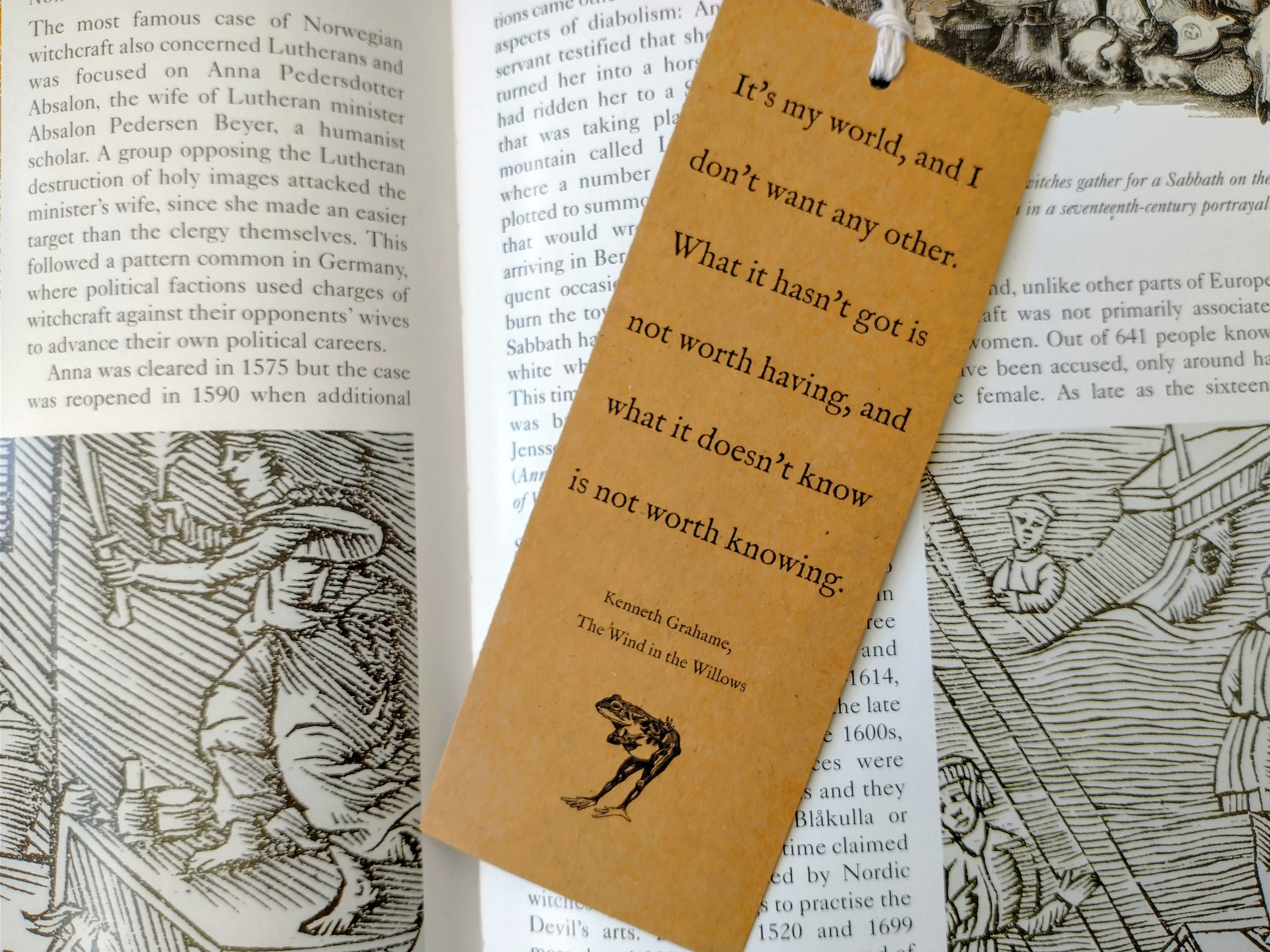 Wind in the Willows Bookmark Set of 3, Classic Book Quote Bookmark ...