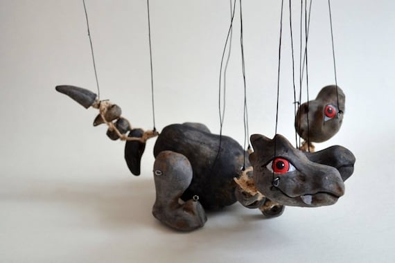 String Marionette Puppet Dragon