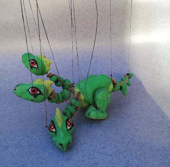 String Marionette Puppet Dragon