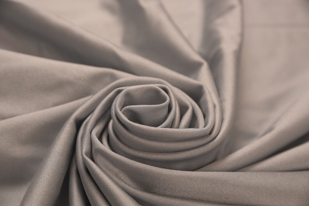 100% Polyamide Fabric Blue Silver Fabric Multiple Remnants Fashion ...