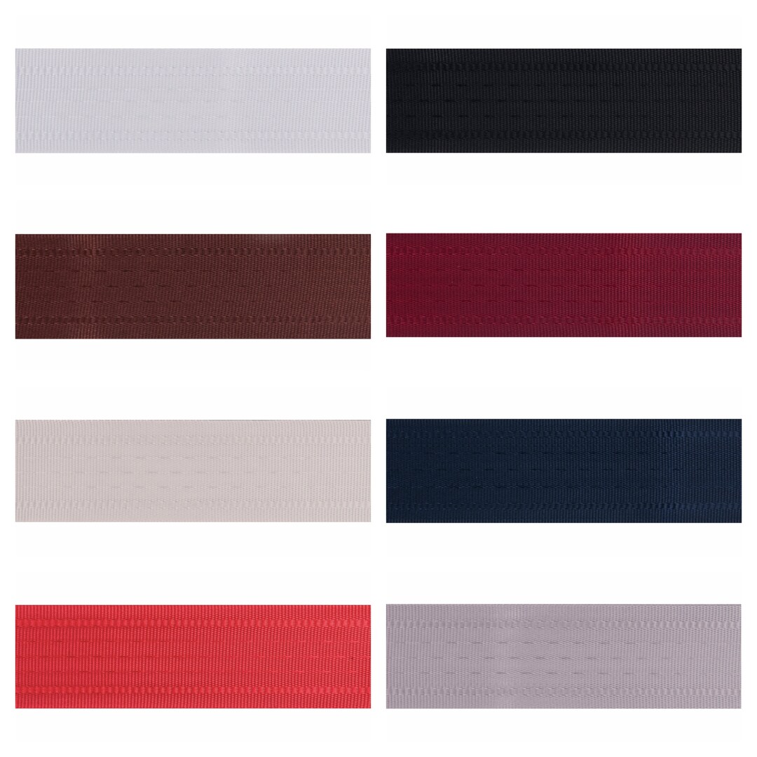 Premium Quality Seam Binding Polyester 2.5m X 25mm Variety Colours ...