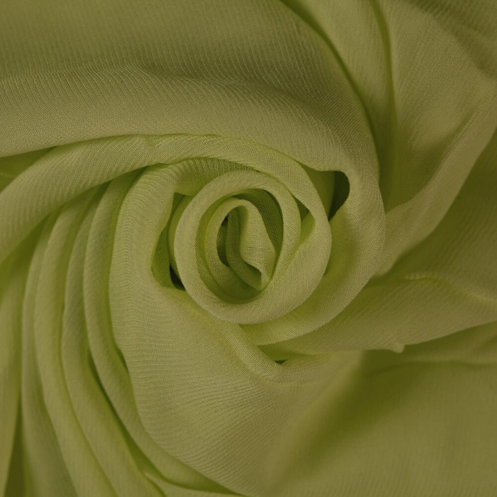 Polyester Chiffon Lime Green Fabric Remnant-60cmx60cm Fabric | Etsy