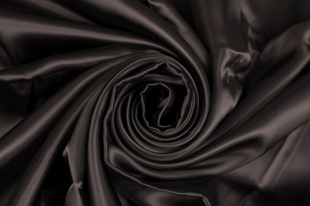 100% Polyester Fabric Black Fabric Lining Fabric (90cm X 140cm Remnant ...