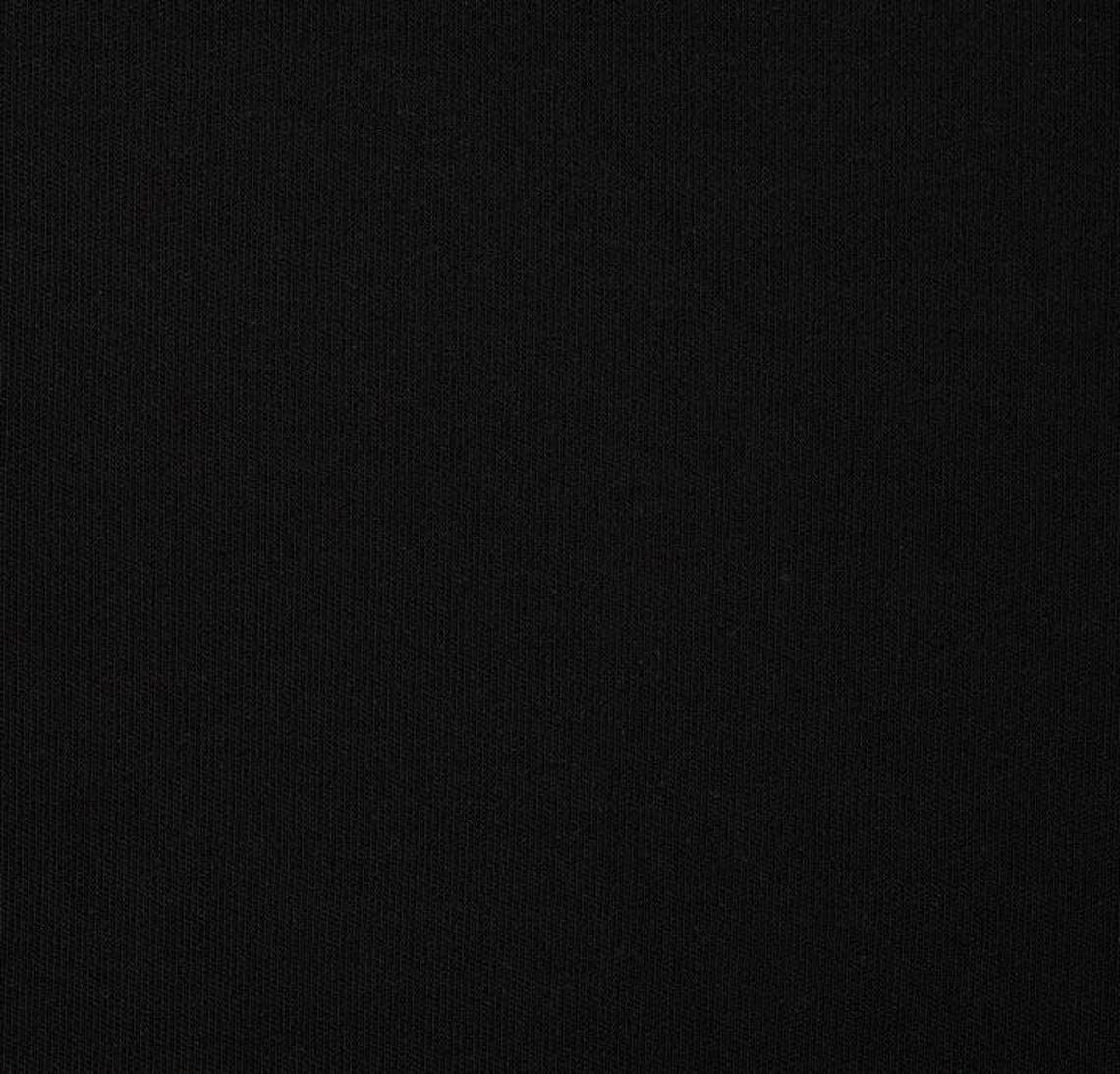 Premium Quality 100% Rayon Interlock Black Soft Material Fashion ...