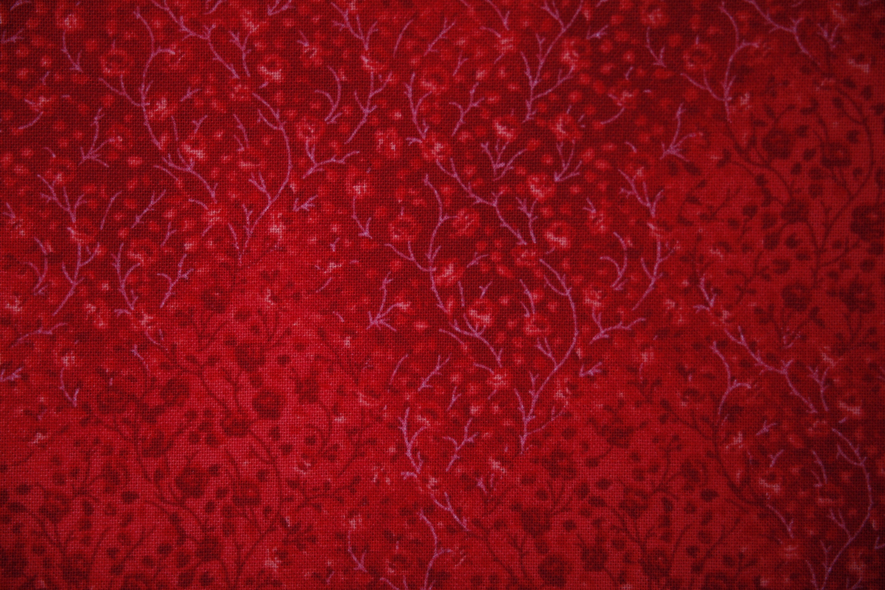 100% Cotton Red Fabric Floral Fabric Craft Fabric Home Decor | Etsy