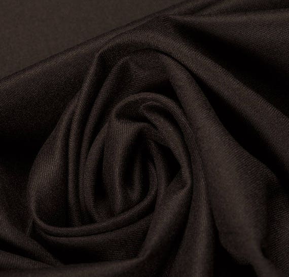 100% Wool Deep Dark Brown Fabric Quilting Fabric Fabric by the | Etsy UK