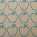 Apple Print Silk Fabric Fabric by the Meter Apparel Fabric - Etsy UK