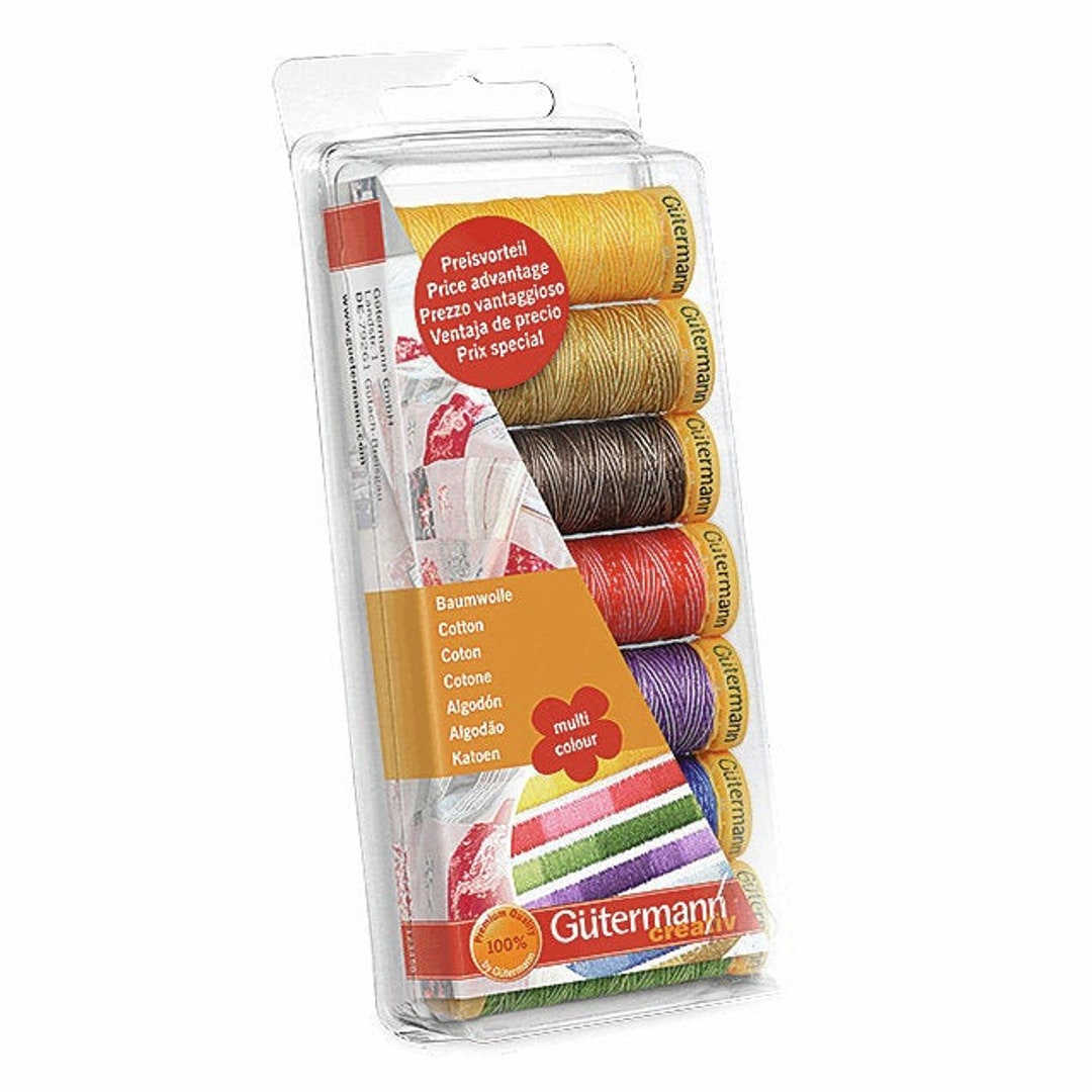 Premium Gutermann Sewing Thread Kit Cotton Assorted-colours - Etsy