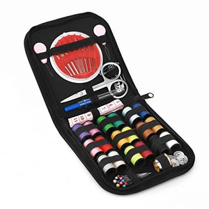 Green Basic Sewing Kit, Compact Travel Pouch, 72 Piece Haberdashery Set ...