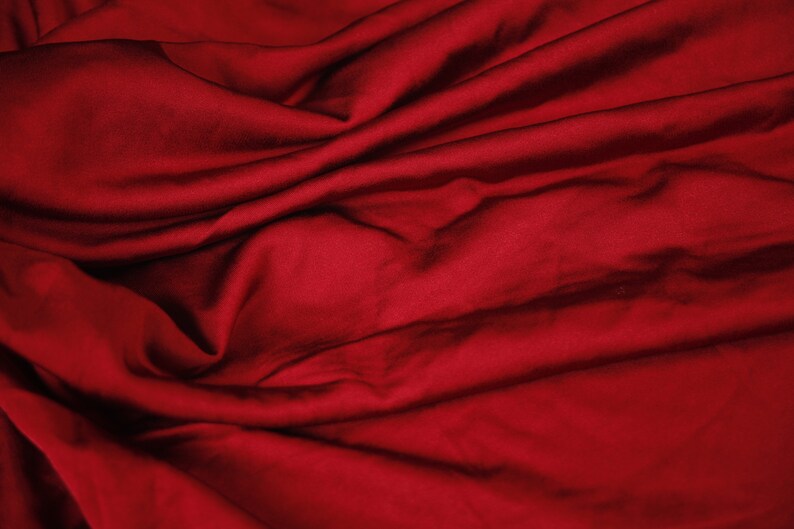 Polyamide Red Stretch Fabric Multiple Remnants Fabric Cut off | Etsy