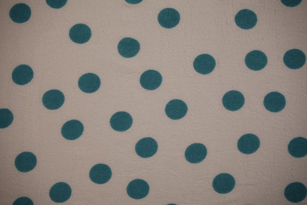 Polyester White/light Blue Spotted Fabric Multiple Remnants Upholstery ...