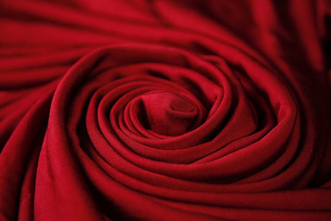 Polyamide Red Stretch Fabric Multiple Remnants Fabric Cut off Fabric ...