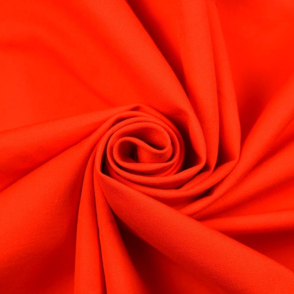 Red Orange Fabric - Etsy