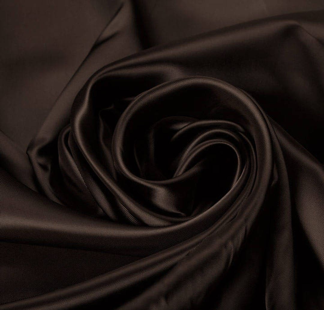 Premium Quality 100% Rayon Milk Chocolate Brown Smooth Material Fashion ...