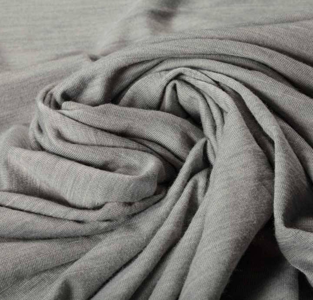 Wool Blend Grey Fabric Quilting Fabric Fabric by the Meter Sewing ...