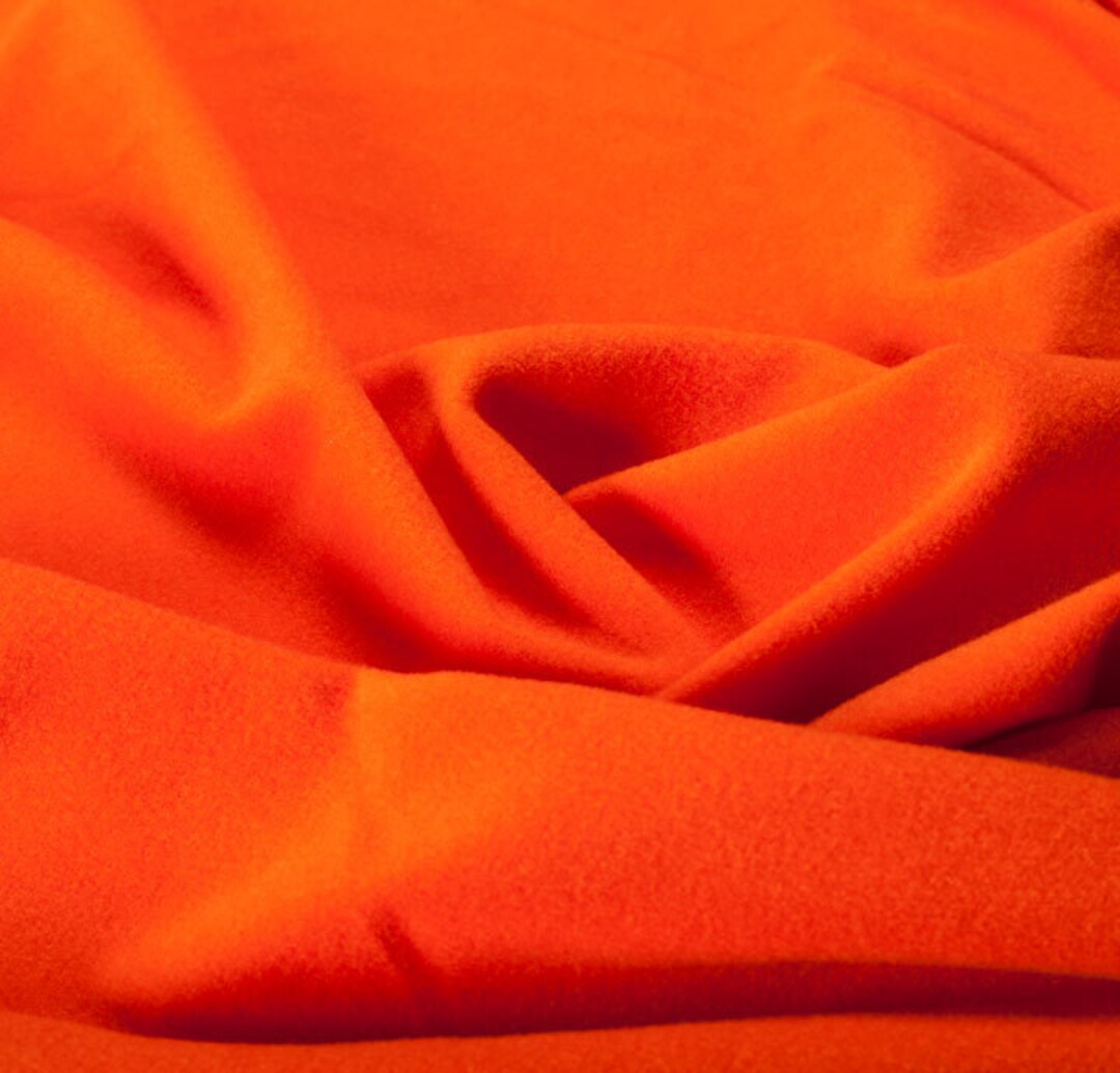 Technical Fabric -brushed Polyamide Fabric -orange Fabric Fashion ...