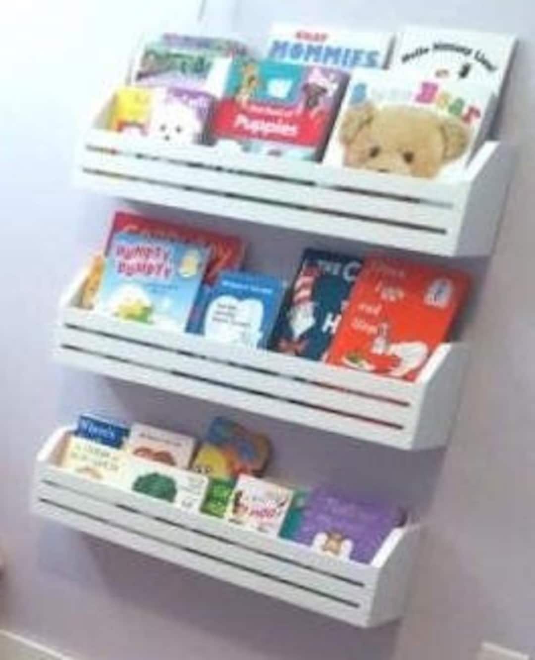 Built to Last!!! Childrens Book Shelves--set of 3, Kids Book Shelves ...