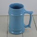 Frankoma Robin's Egg Blue M2 Beer Stein 5.75", All Solid Blue, Square ...
