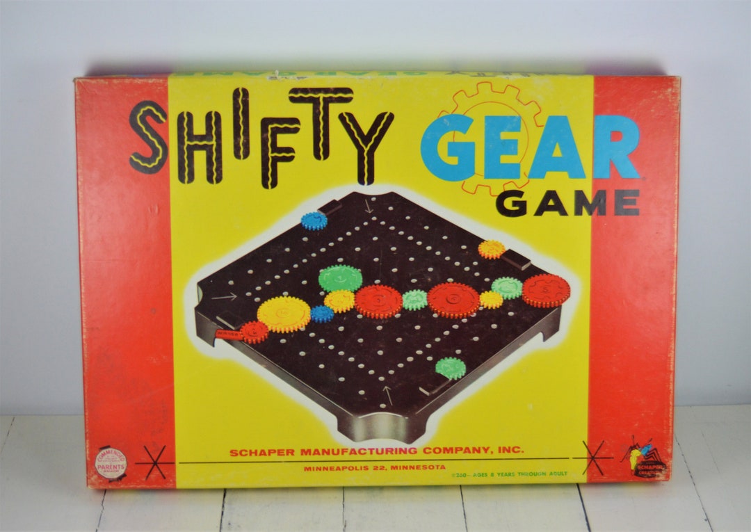 Schaper Creation SHIFTY GEAR Game 1962, Complete, Catalog No. 260 ...