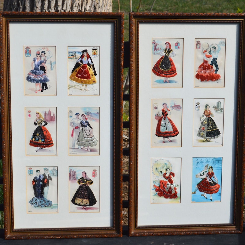 Embroidered Postcard - Etsy