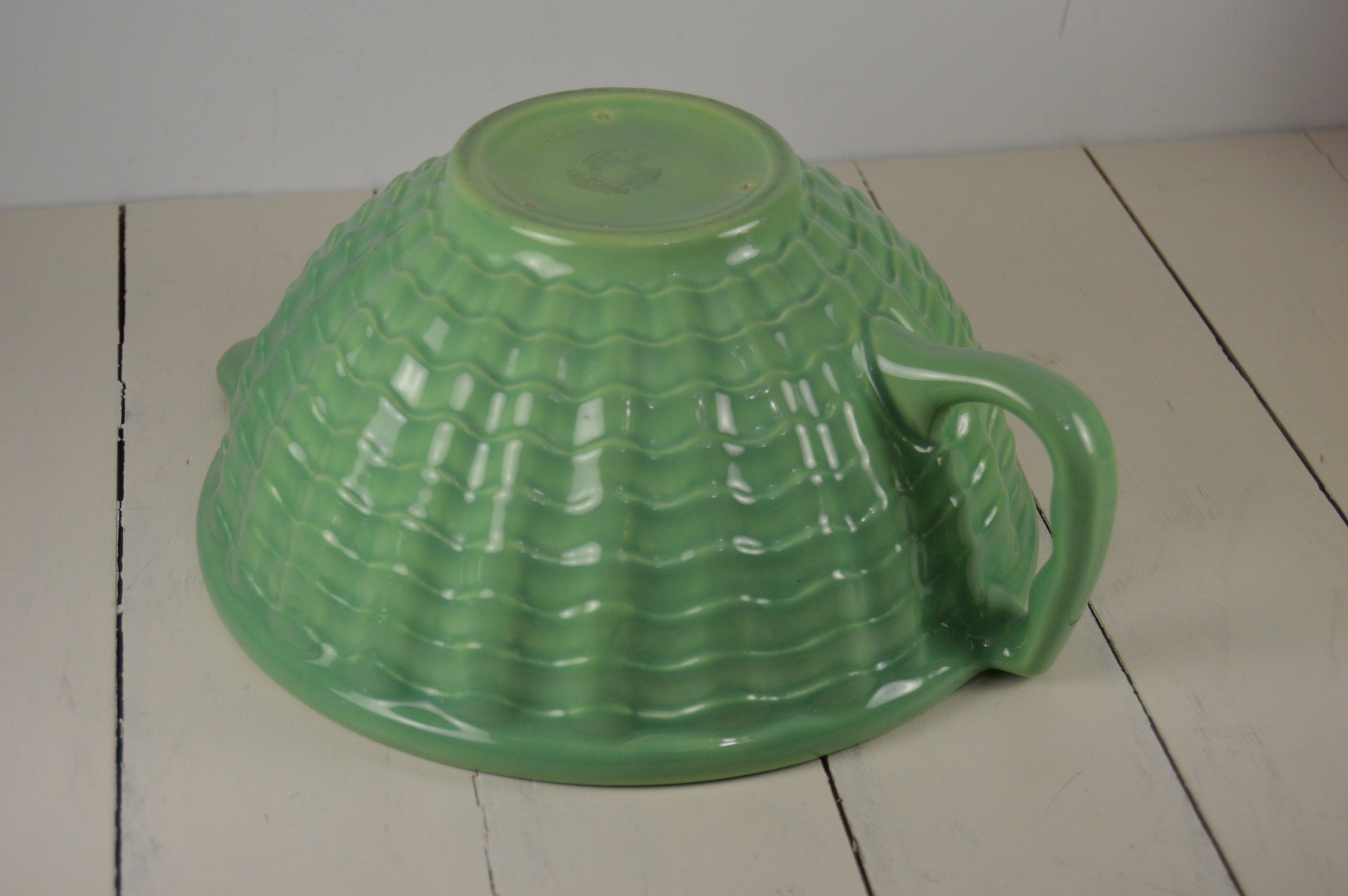 GMB Early Tropico Mark Shell Wavy Rings Franciscan Gladding-McBean California COCINERO Apple ...