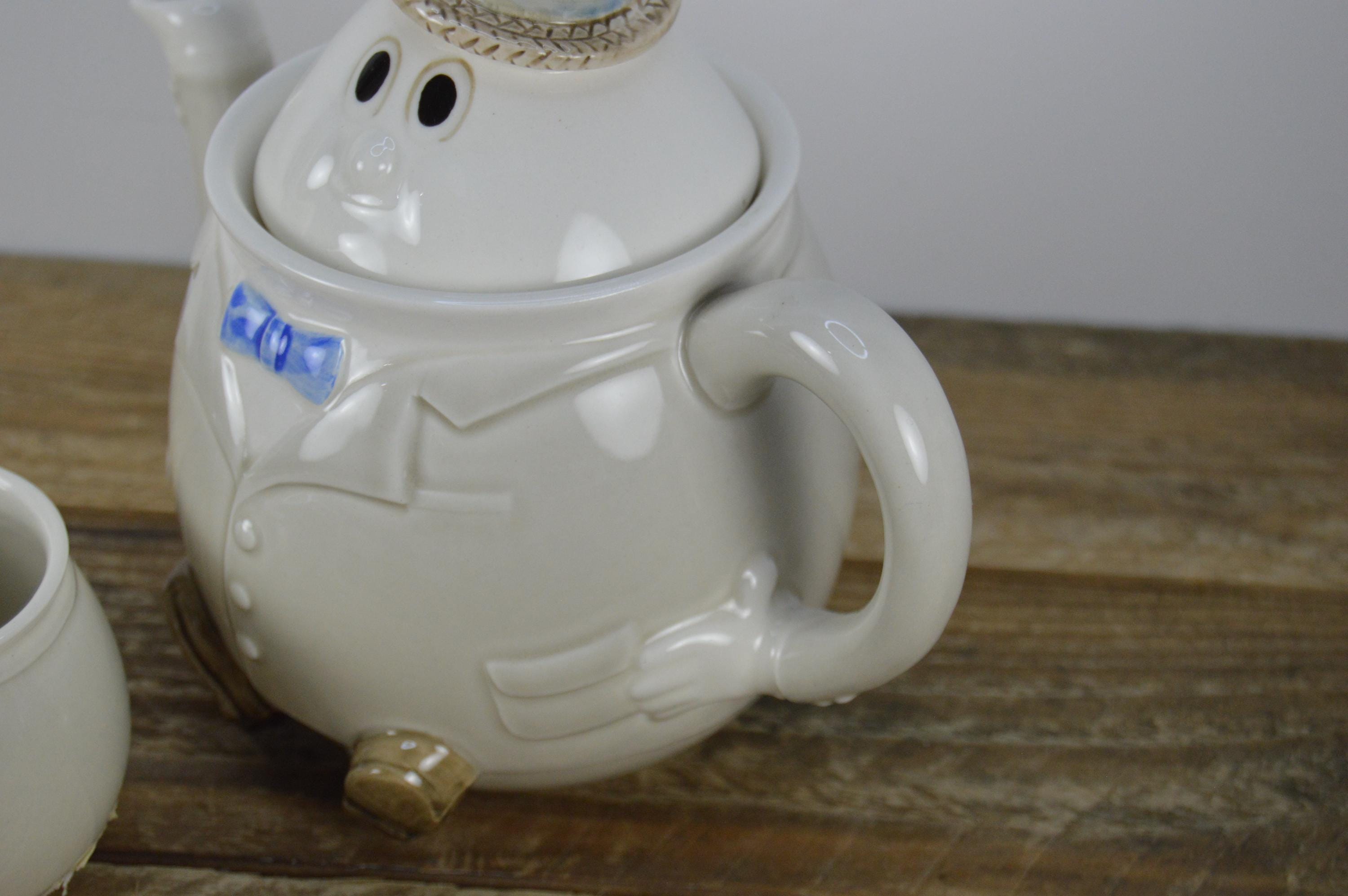 Fitz & Floyd Hump-tea-dump-tea Teapot and Cup Set, FF Japan, Fun ...