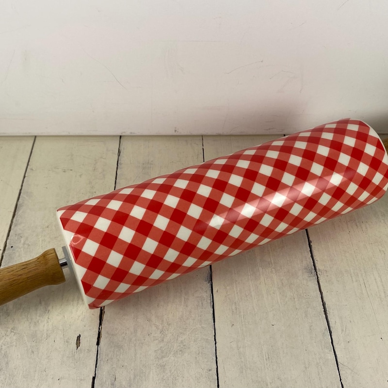 Vintage Rolling Pin Ceramic - Etsy