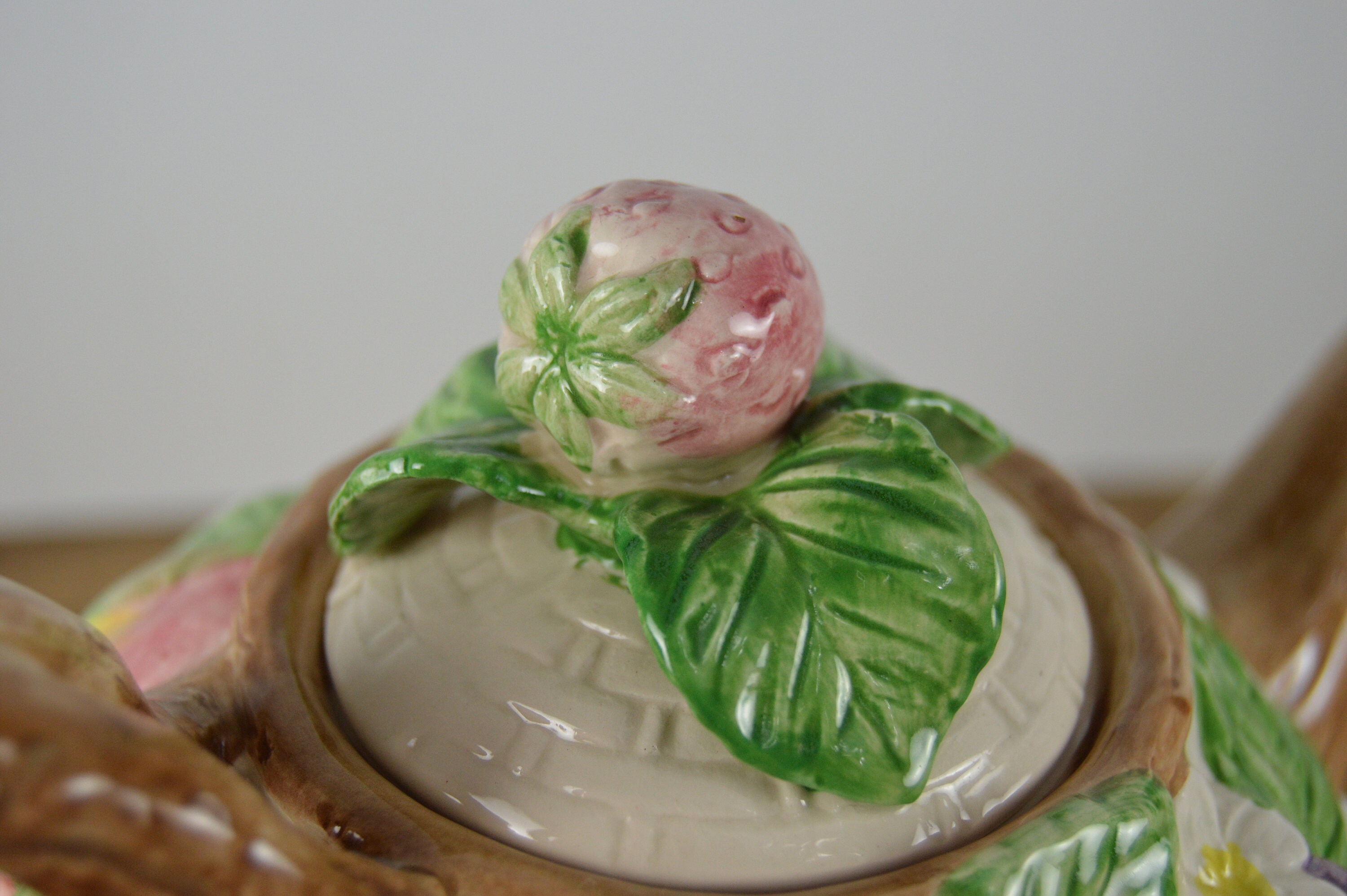 Fitz & Floyd FRUIT FAIR 5 Cup Teapot White Basketweave - Etsy