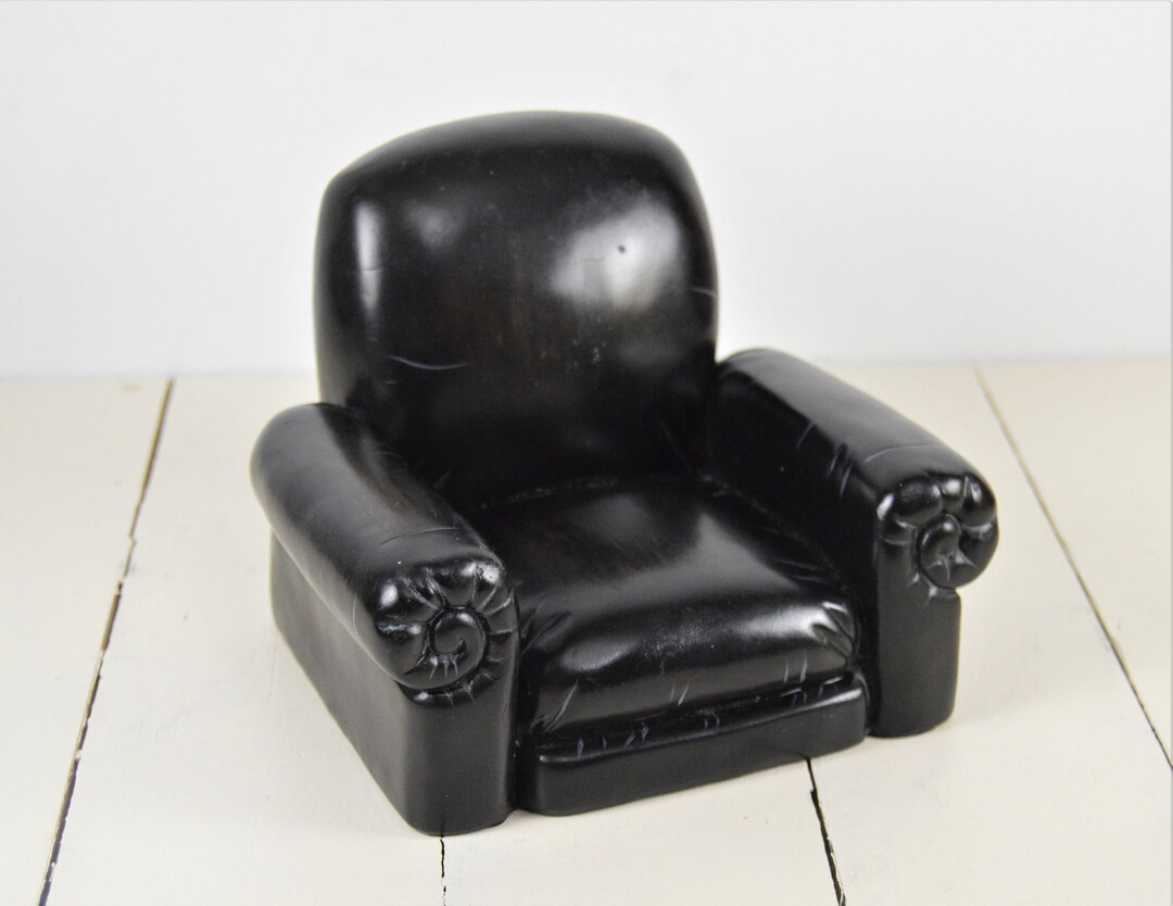 Overstuffed Chair Bookend, 5", Single Bookend, Decorative Mini Chair ...