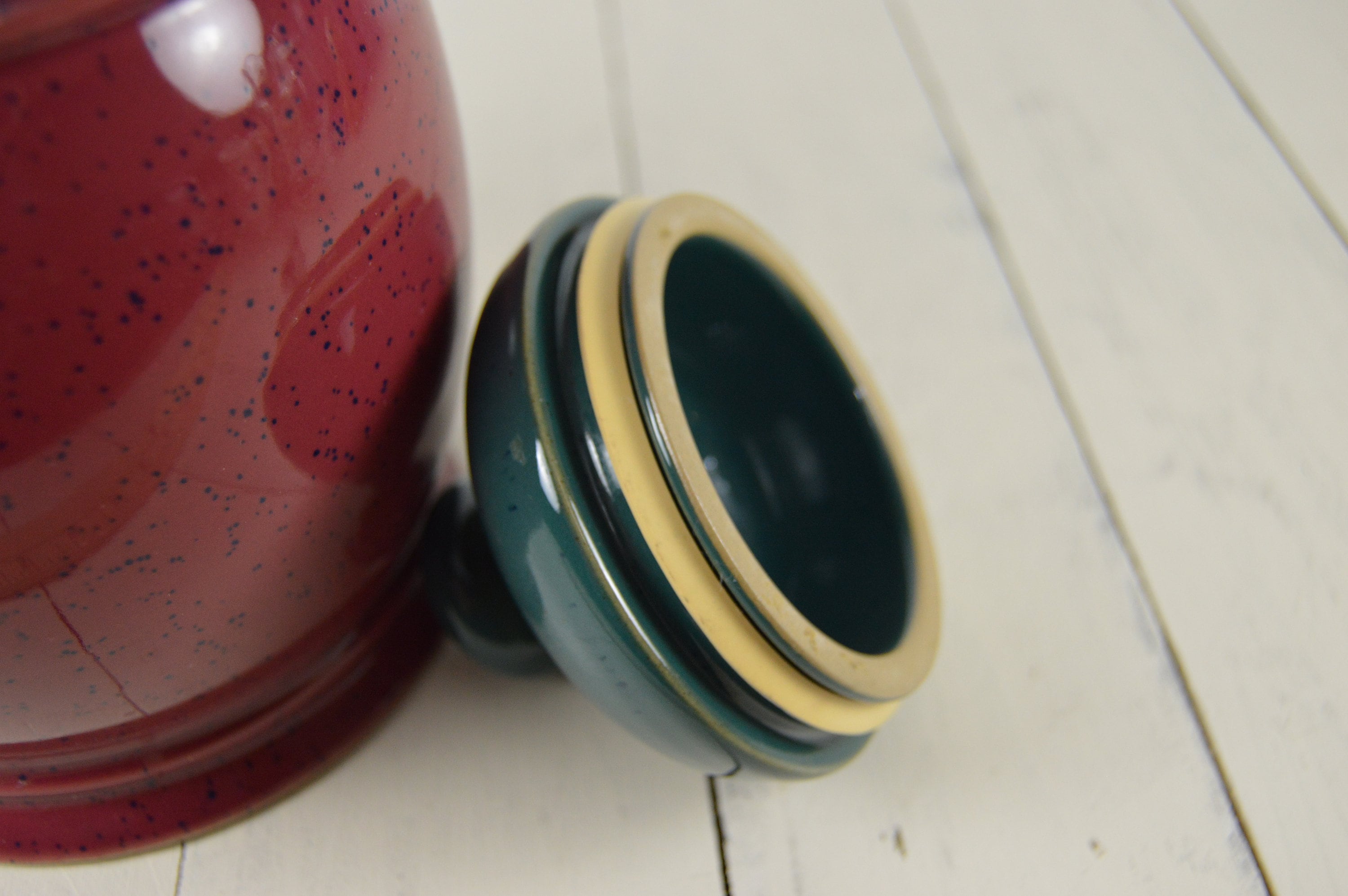 Denby-langley HARLEQUIN 6 Storage Jar Canister | Etsy