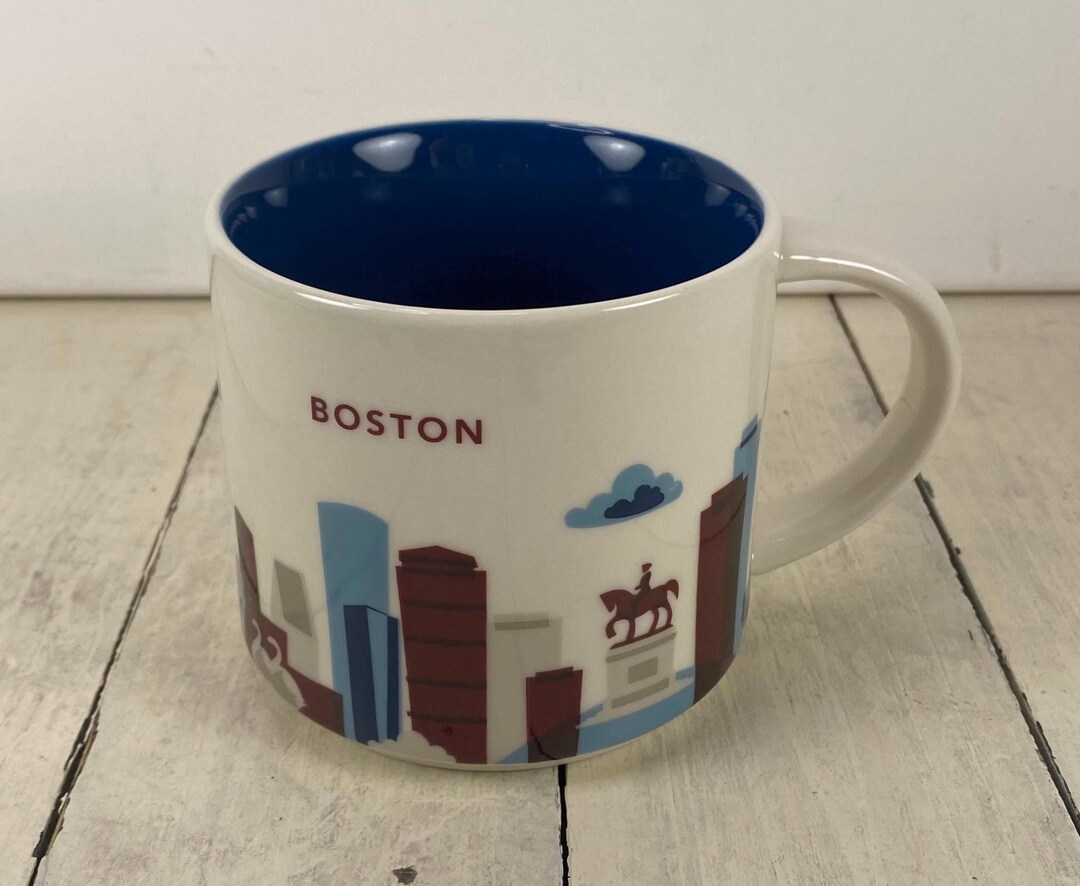 Starbucks Coffee 14 Oz BOSTON Mug, You Are Here Collection, City ...
