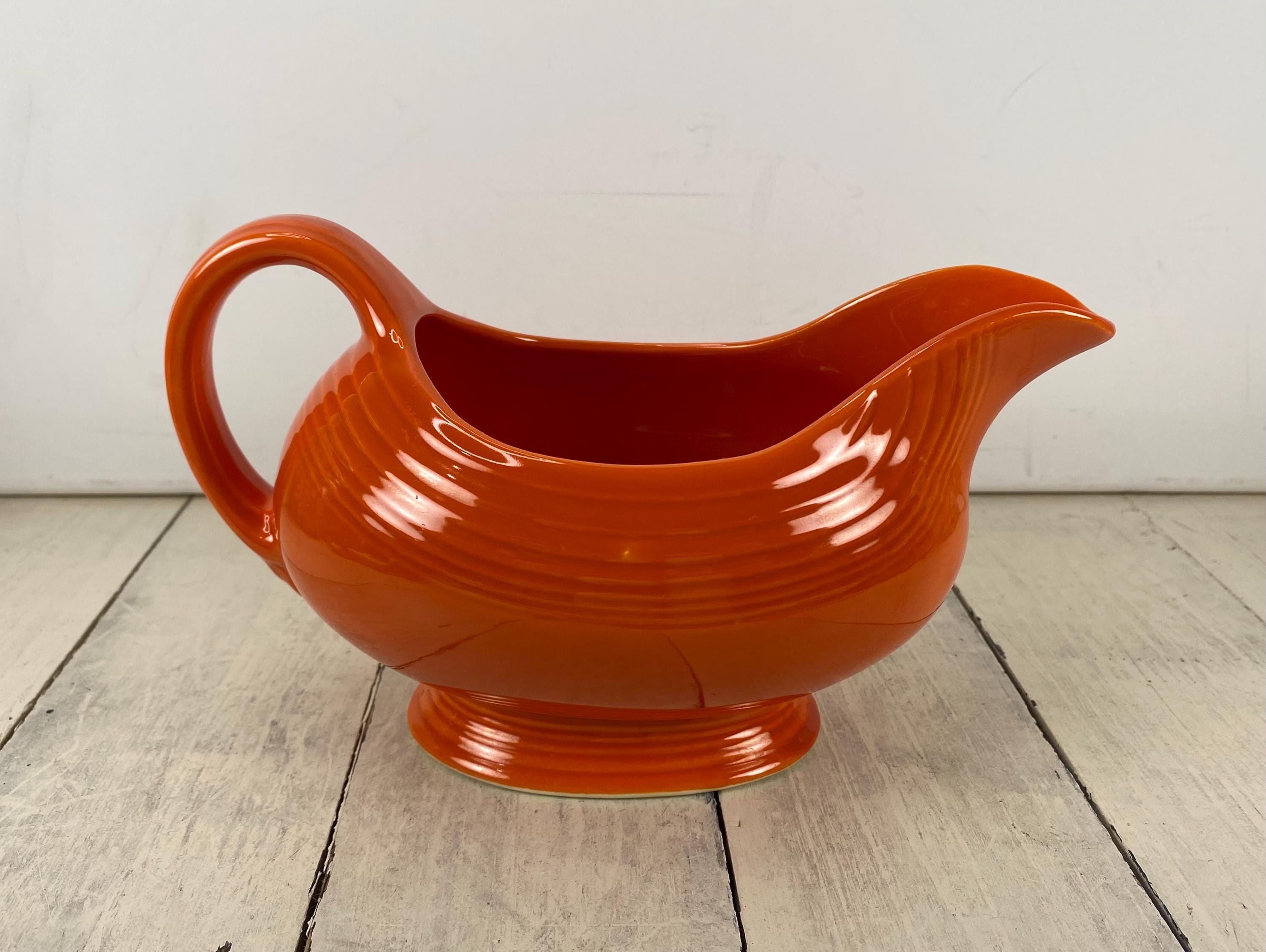 Fiesta Original RED Sauce Boat, Gravy Boat, Bright Orange-red, HLC ...