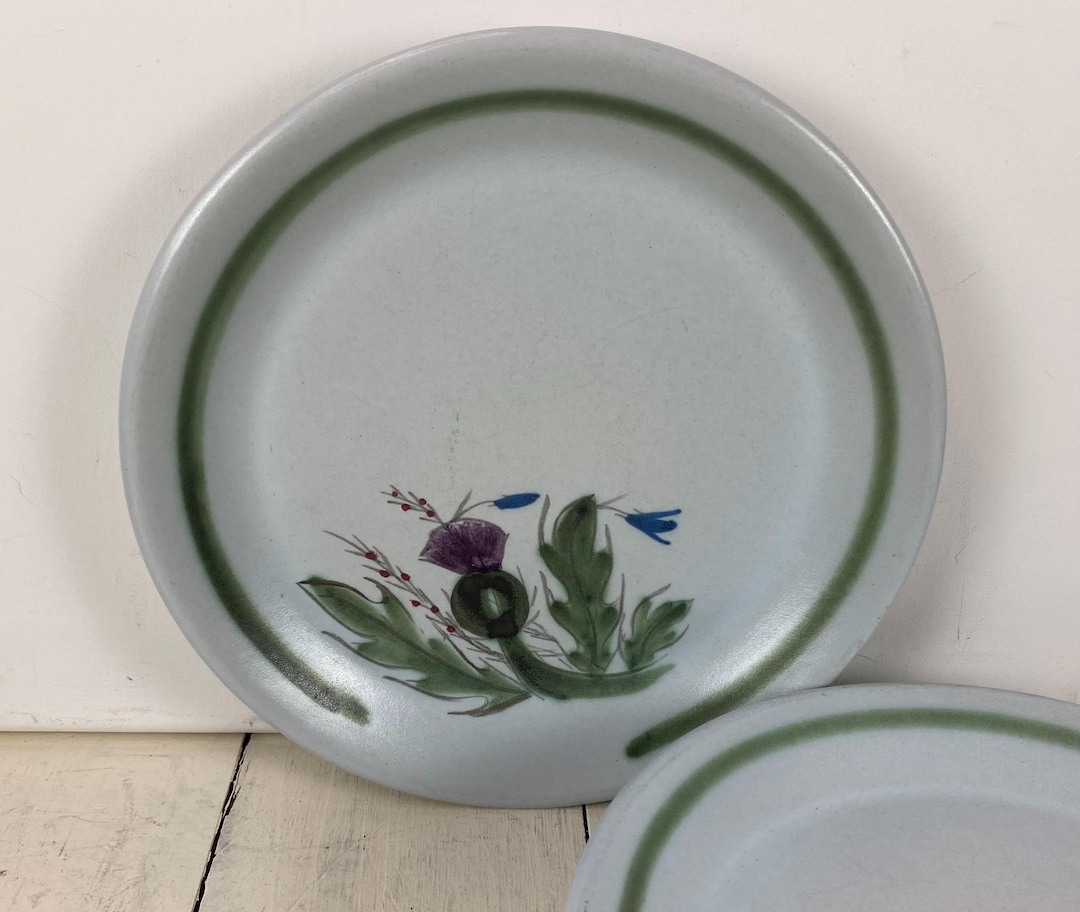 Set of 4 Buchan THISTLEWARE 6.5" Bread and Butter Plates 289, Stoneware ...