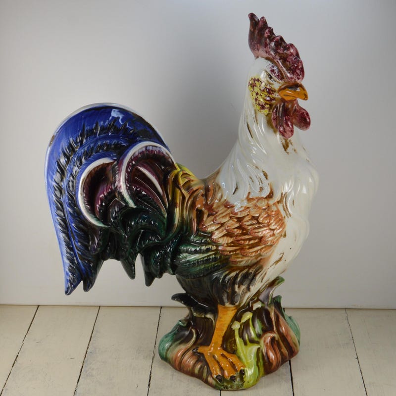 Rooster Statue - Etsy