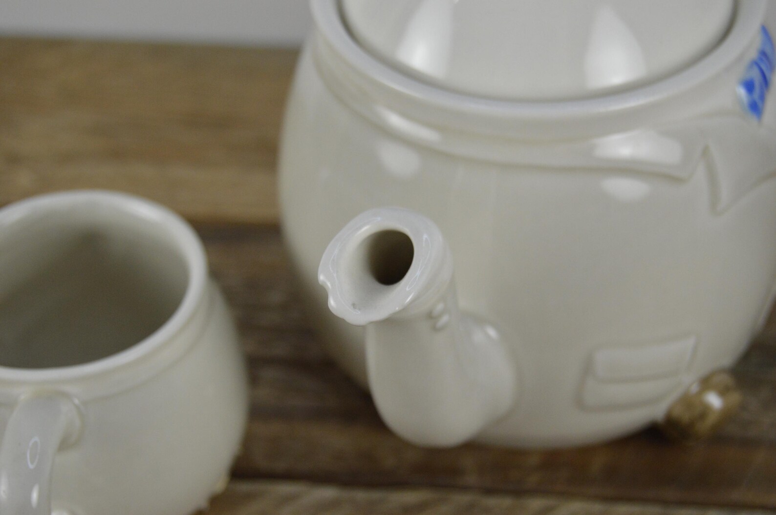 Fitz & Floyd Hump-tea-dump-tea Teapot and Cup Set, FF Japan, Fun ...