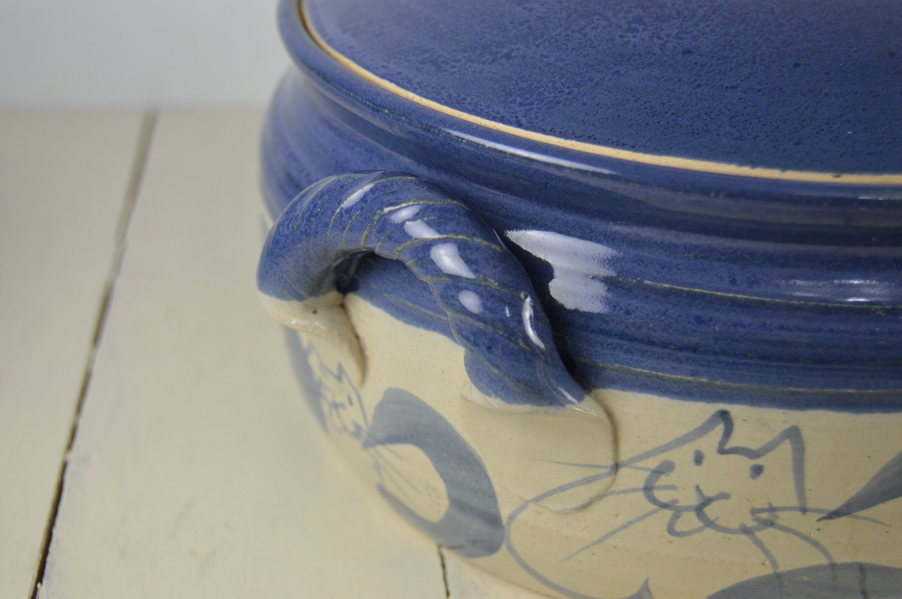 Ann Gleason Pottery 2.5 Quart Covered Casserole Dish Adorable - Etsy