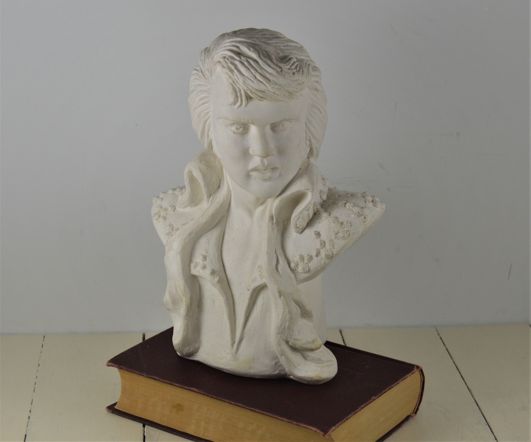 Vintage Continental Studios ELVIS Bust 9.5", Elvis Presley Statue ...