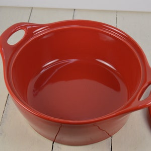 Corningware Creations RUBY Red 1.5 Quart Round Covered Casserole Baking ...