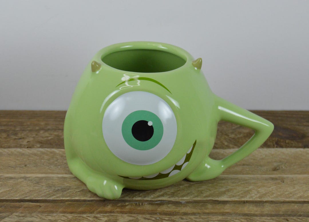 Disney Pixar Mike Wazowski Monsters Inc. 3D 20 Ounce Mug, Figural Mike ...