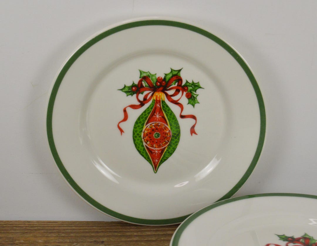 Set of 4 Christopher Radko TRADITIONS Holiday Celebrations 6" Canape ...