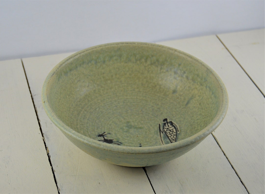 Barbara Glynn Prodaniuk Hand Made Pottery Bowl, 7", Artist Signed ...