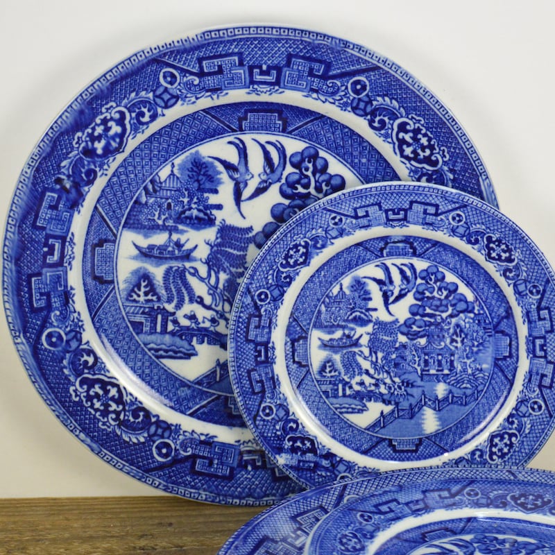 Willow Pattern Plate - Etsy