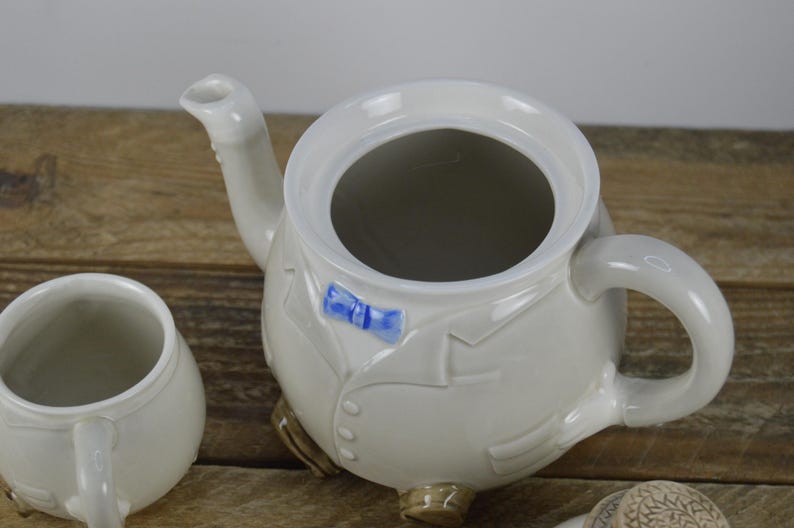 Fitz & Floyd Hump-tea-dump-tea Teapot and Cup Set, FF Japan, Fun ...