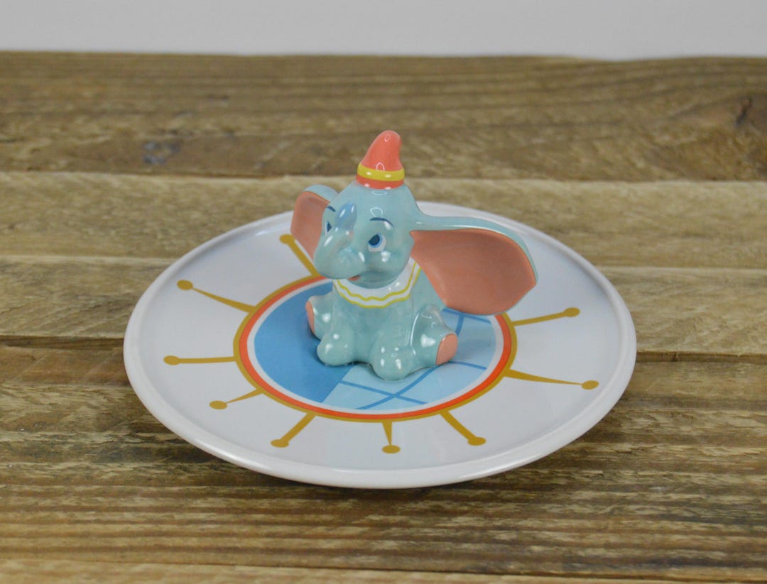 Walt Disney's DUMBO Ring Dish 4 7/8, Dumbo the Flying Elephant With His ...