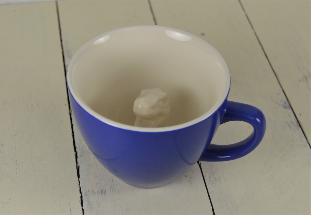 Creature Cups 10 Oz T-rex Cup Mug, Figural Surprise Dinosaur Inside ...