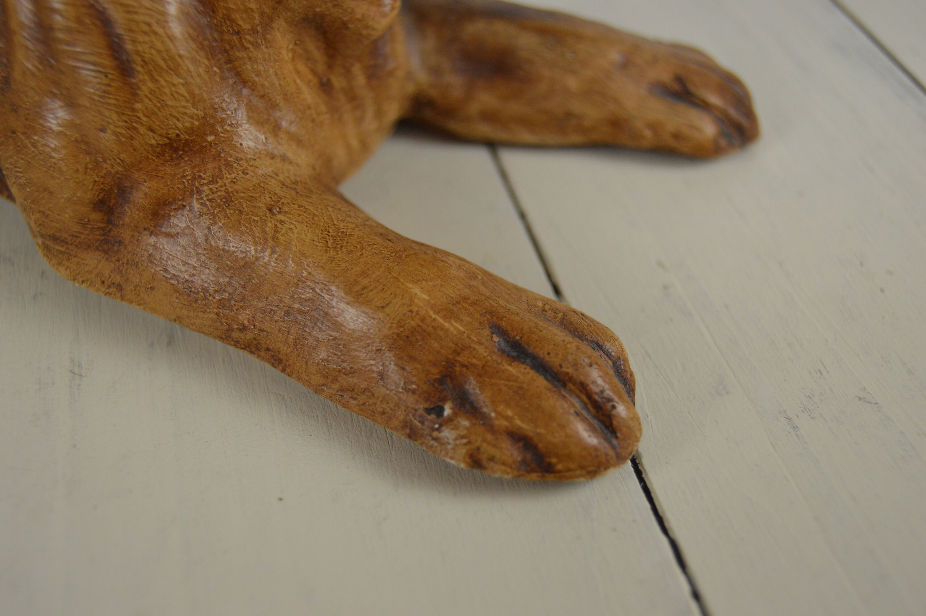 Vintage Plaster Chalkware BOXER Puppy 9 Figurine Lying - Etsy