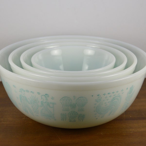 Pyrex Vintage Mixing Bowls - Etsy